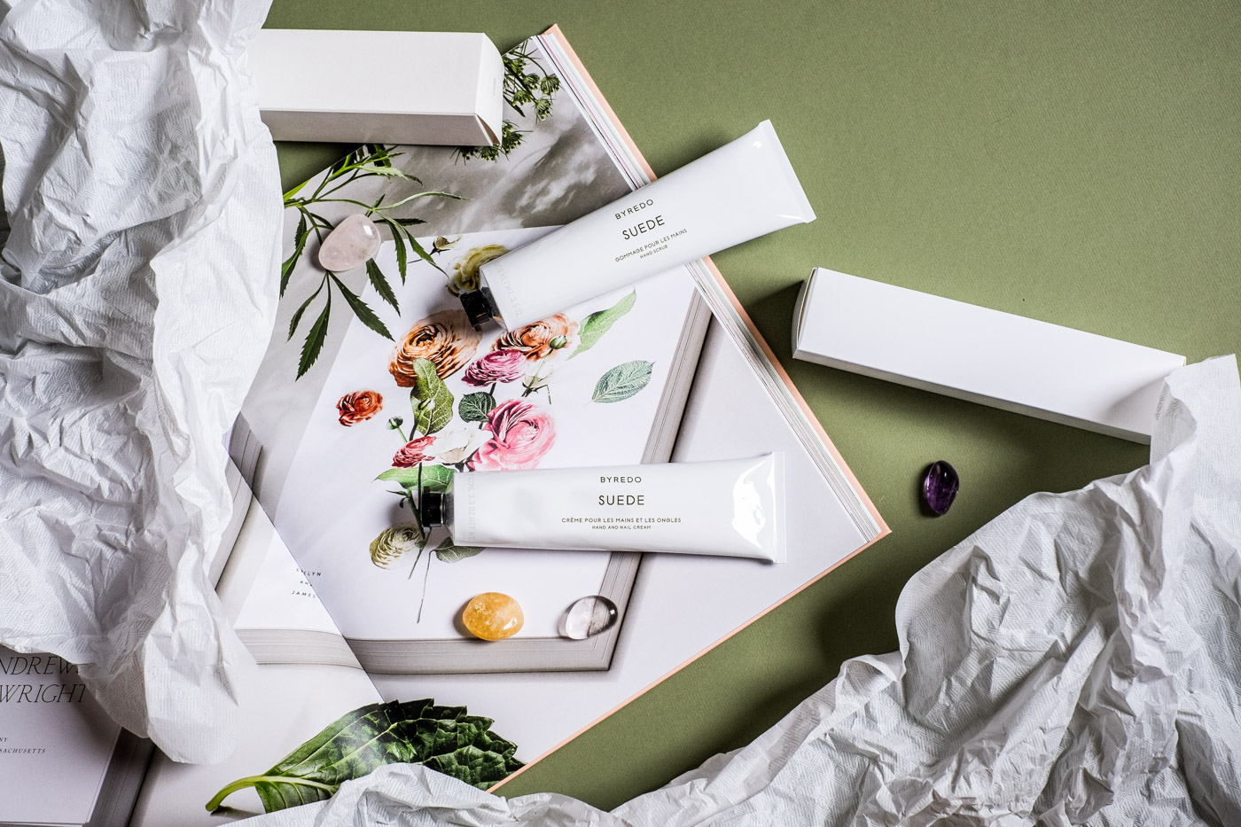 Hand Care with Byredo: Suede Hand creme and scrub | Licorne Magazine